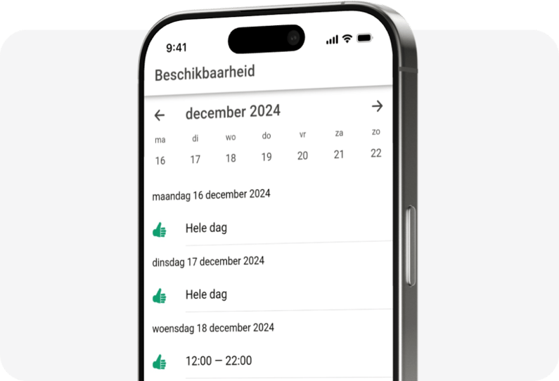 Urenregistratie En Beschikbaarheid | Flexibele Rooster App